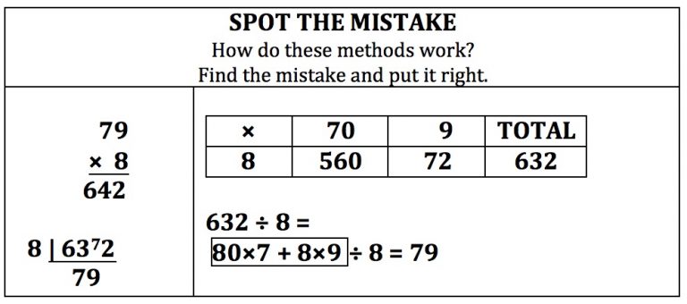 Spot the Mistakes Puzzles | Aiming High Teacher Network
